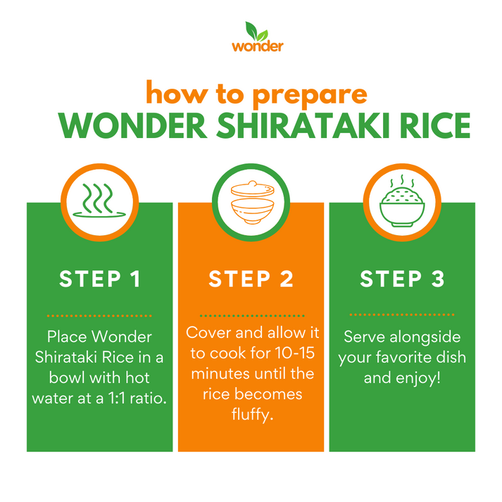 Wonder Dry Shirataki Rice (500g) – Wonder Health PH